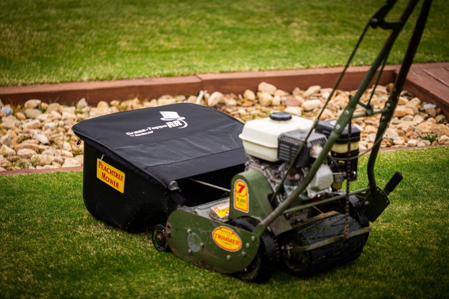 California Trimmer 20" Reel Mower 7 Blade | Reel Rollers