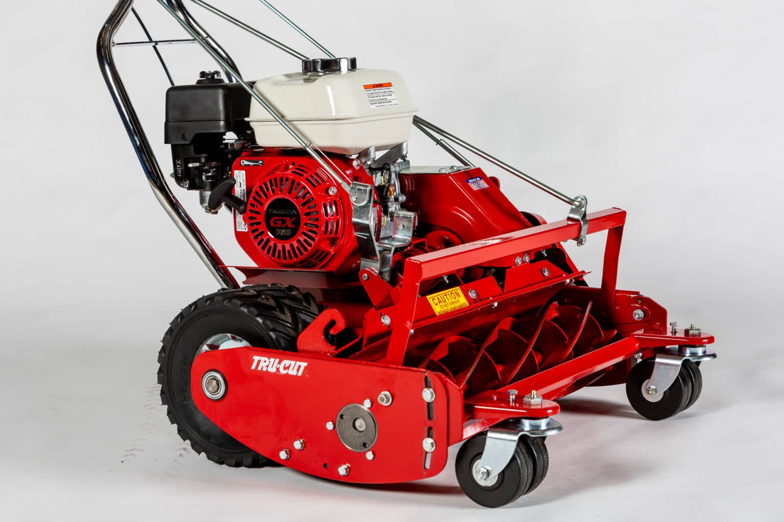 Tru Cut 27″ Commercial Reel Mower with Honda GX160 Motor and 7 Blade ...